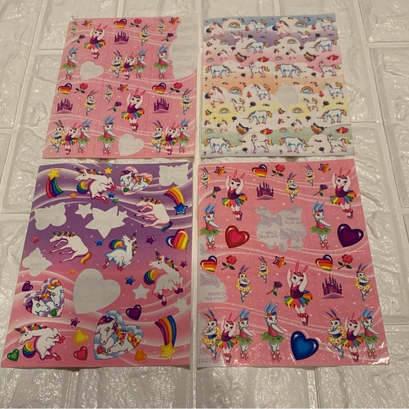 Lisa Frank | Other | Vintage Lisa Frank Sticker Sheet Lot | Poshmark